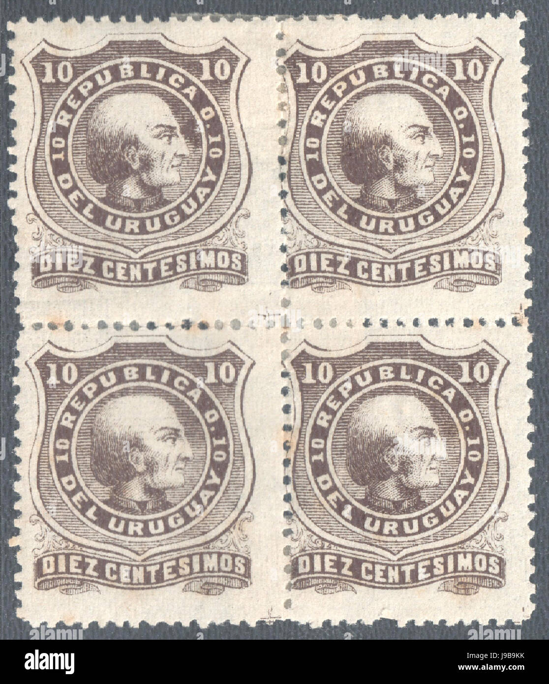Uruguay 1883 Sc51 B4 Stock Photo - Alamy