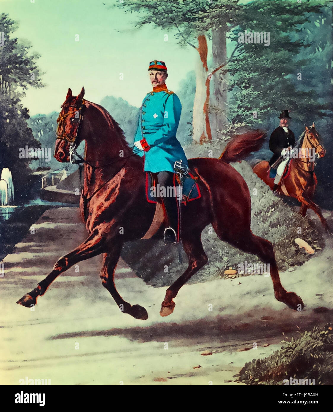 Regimentskommandeur von Kahlden Dragoner Regiment Nr. 1865 Stock Photo ...