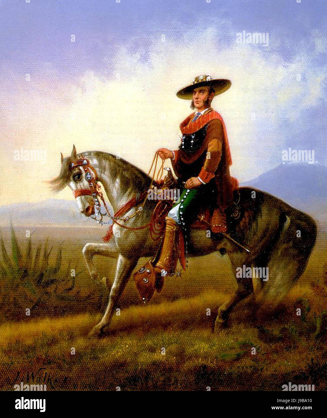 'The Vaquero' by James Walker Stock Photo - Alamy