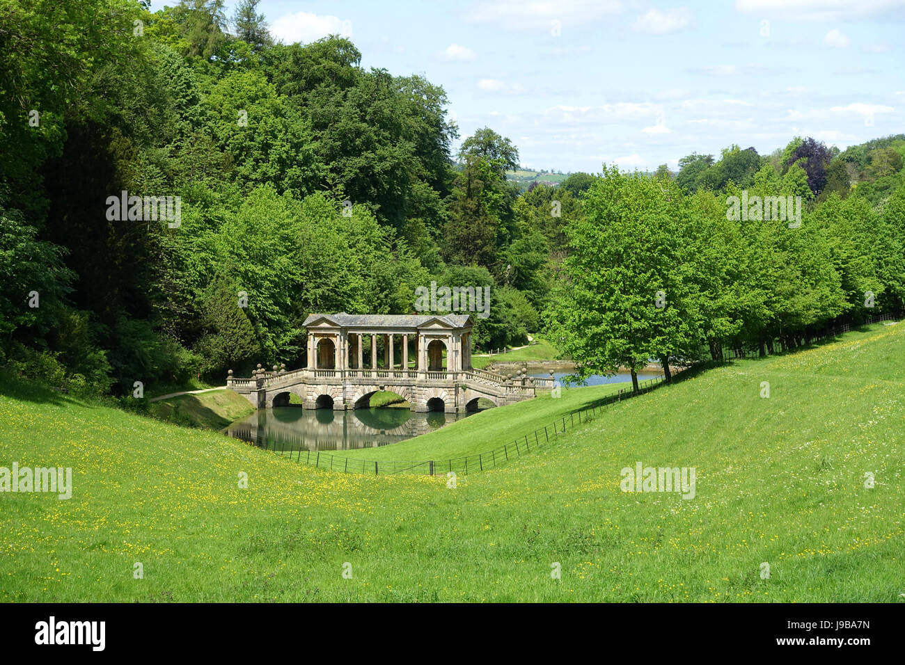 Palladian Bridge Prior Park Bath, England DSC09781 Stock Photo - Alamy
