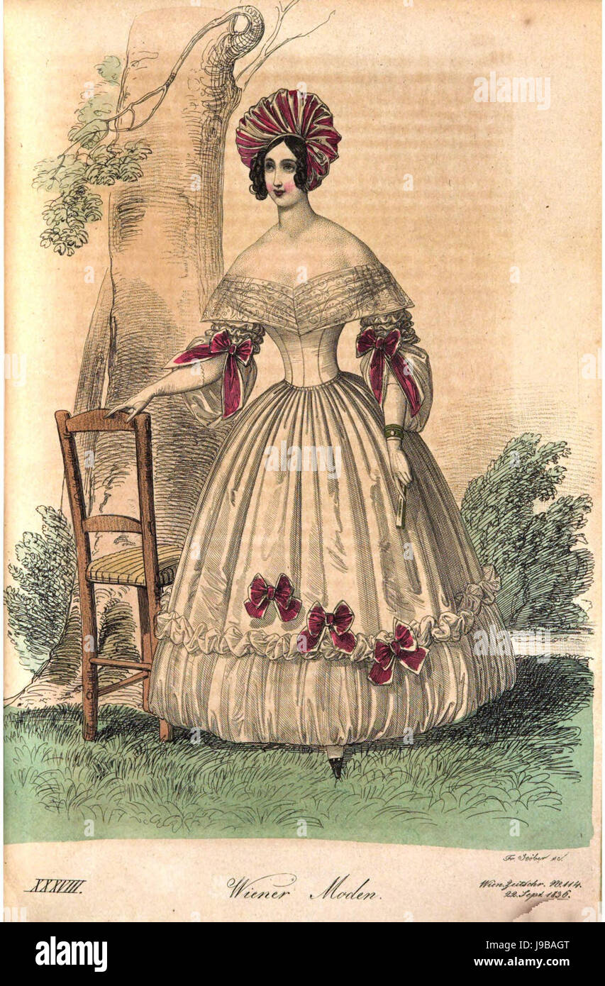 1838 fashion design hi-res stock photography and images - Alamy