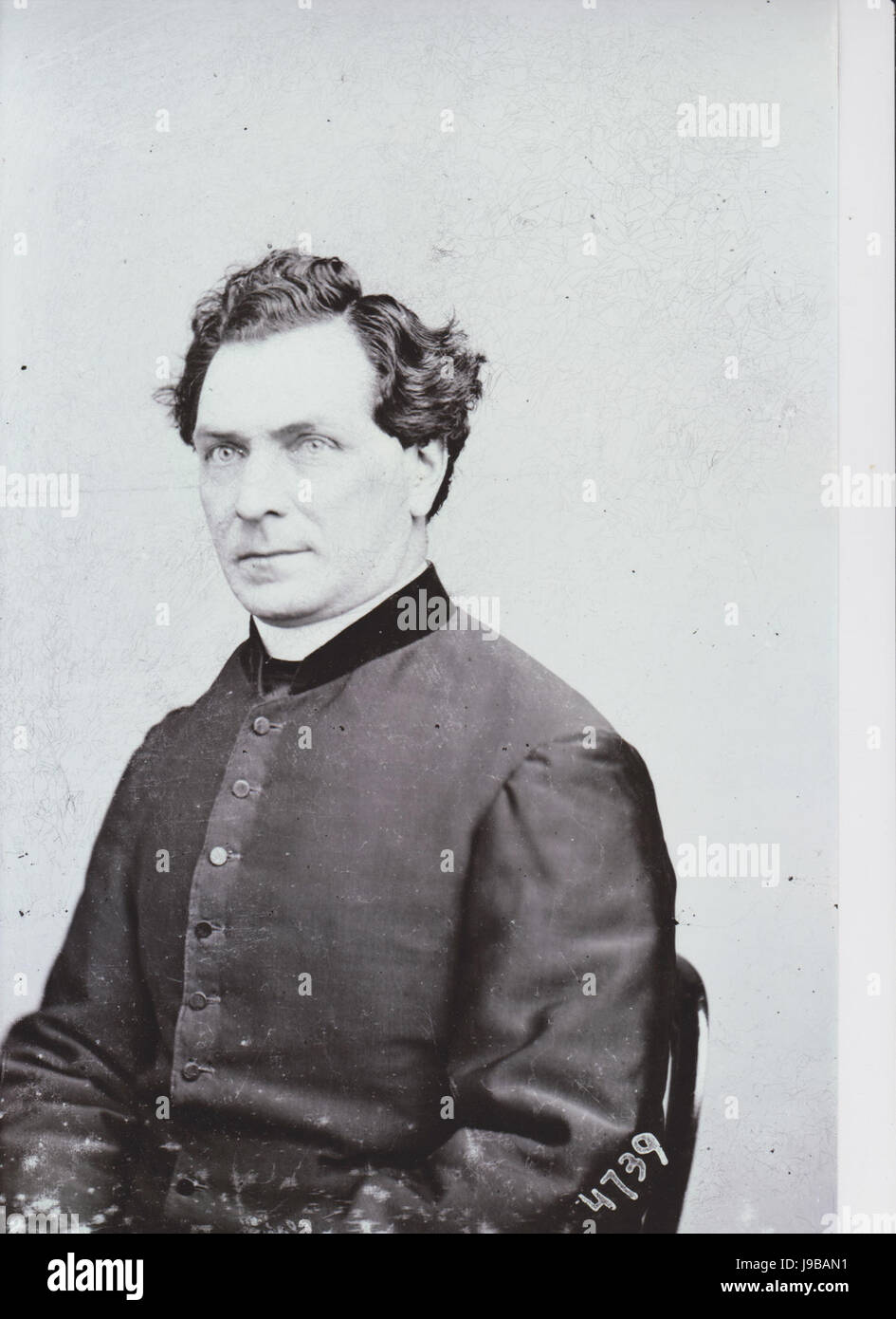 Reverend Father William N. McNulty circa 1855 Stock Photo - Alamy