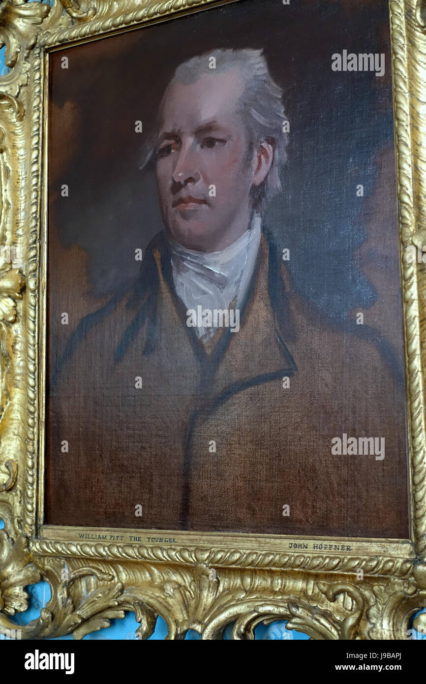 William Pitt the Younger, by John Hoppner, 1805, oil on canvas Stowe ...