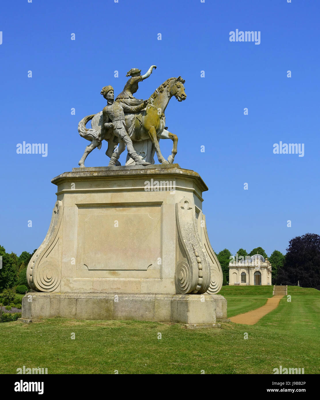 The Hawking Party Statue Wrest Park Bedfordshire, England DSC08034 ...