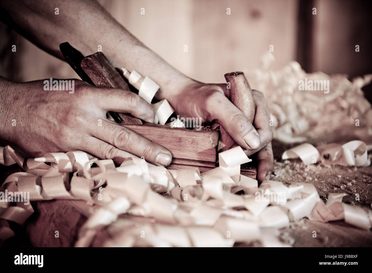 Processing by chipping hi-res stock photography and images - Alamy