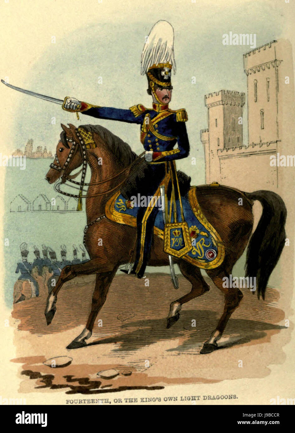 14th Light Dragoons uniform Stock Photo - Alamy
