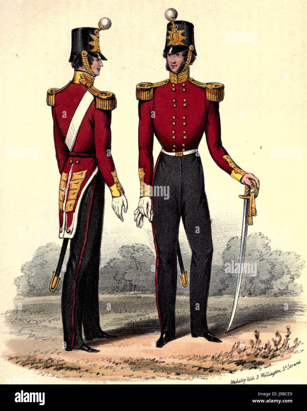 15th Foot uniform Stock Photo - Alamy