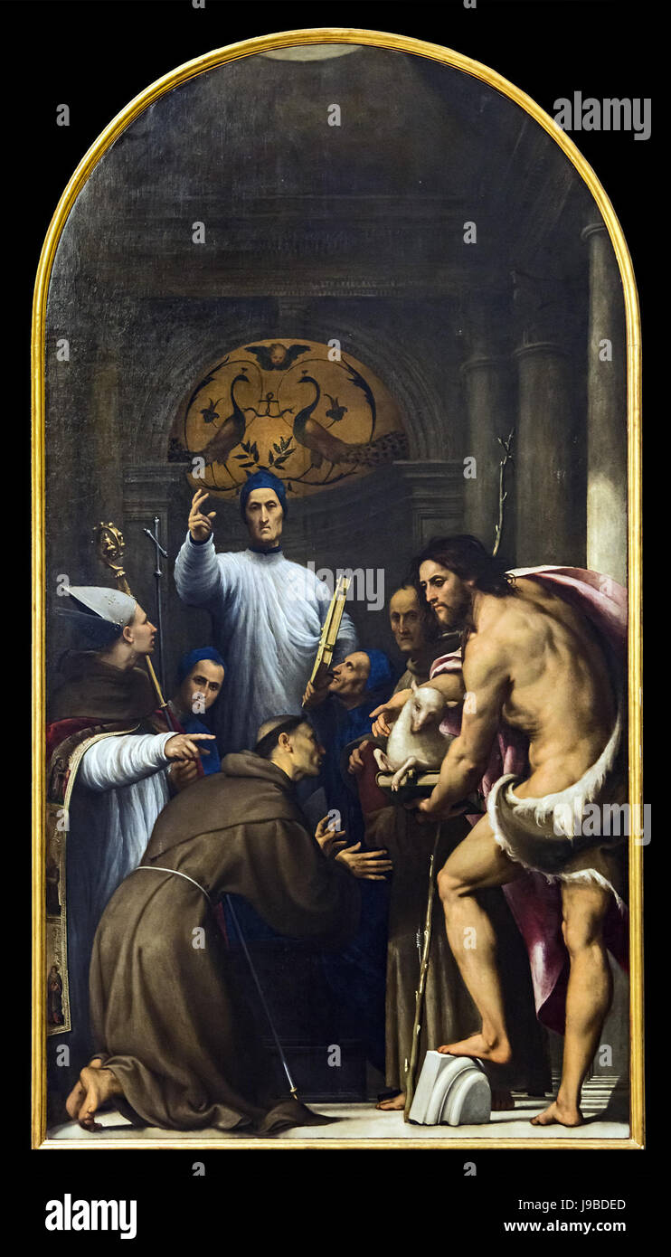 Accademia Blessed Giovanni Giustiniani and Saints by Il Pordenone Stock ...