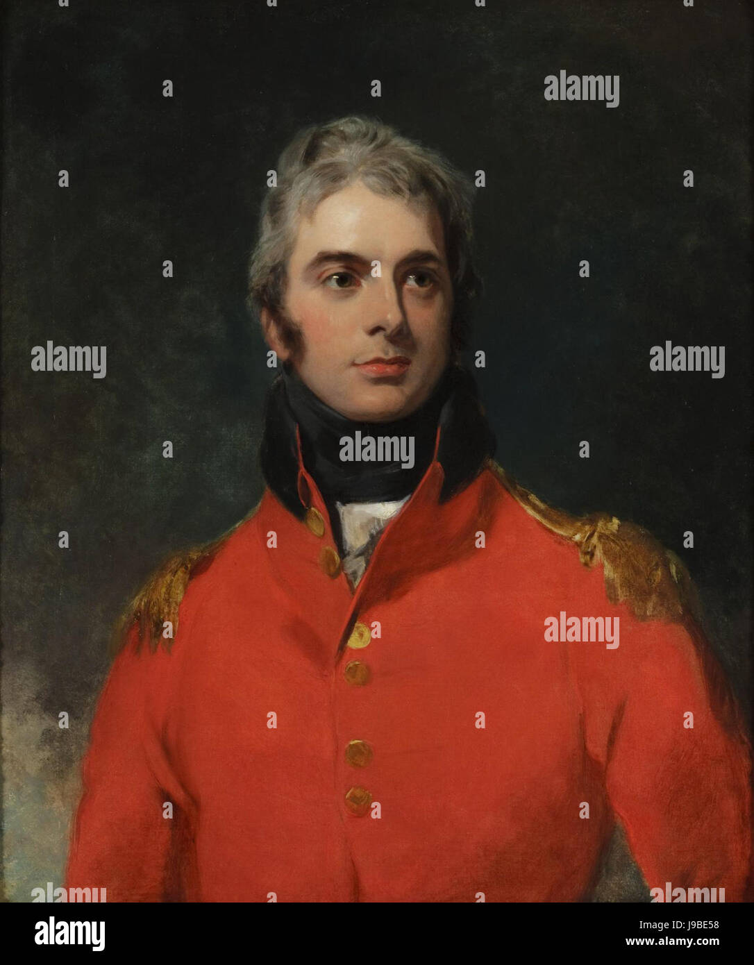 Sir Herbert Taylor by Thomas Lawrence, c 1797 Stock Photo - Alamy