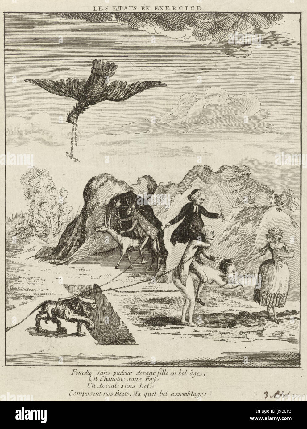 Spotprent op Hendrik van der Noot en Petrus van Eupen, 1790, anoniem ...