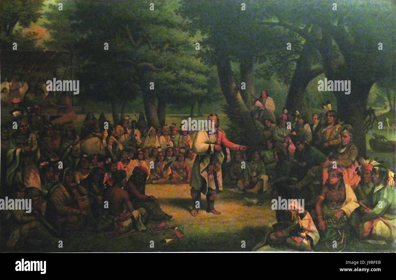 The Trial of the Red Jacket after John Mix Stanley, chromolithograph ...
