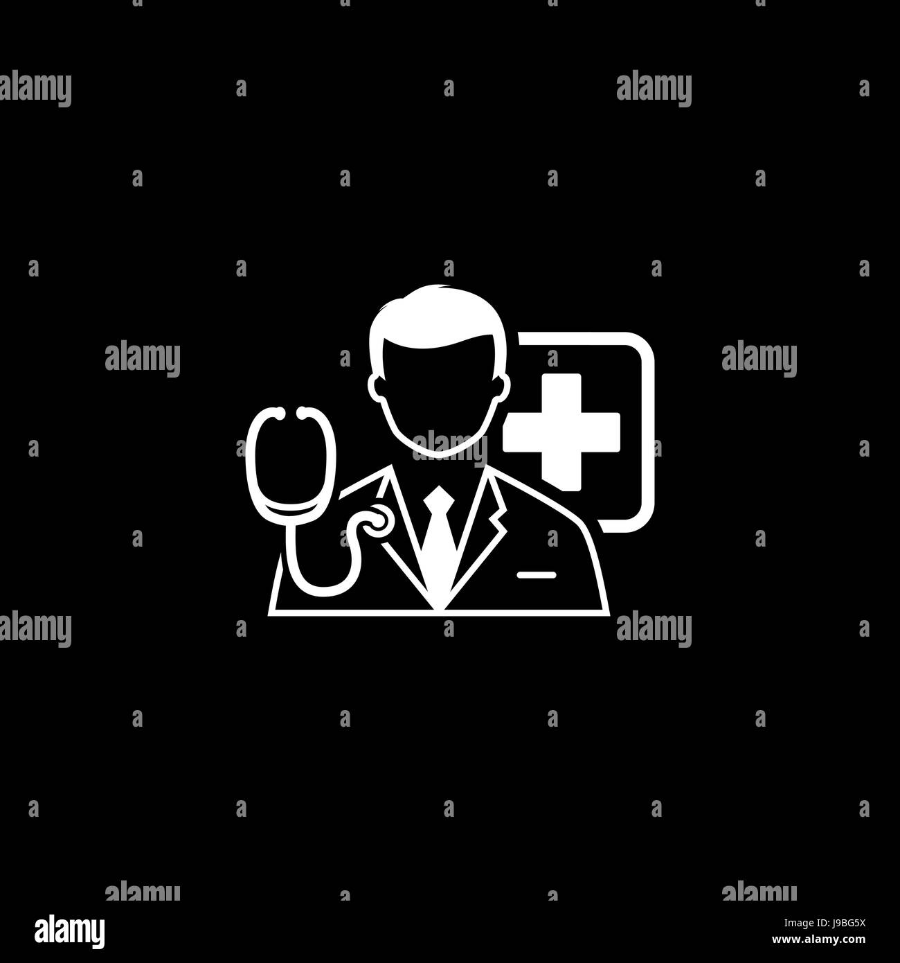 Doctor consultation icon hi-res stock photography and images - Alamy
