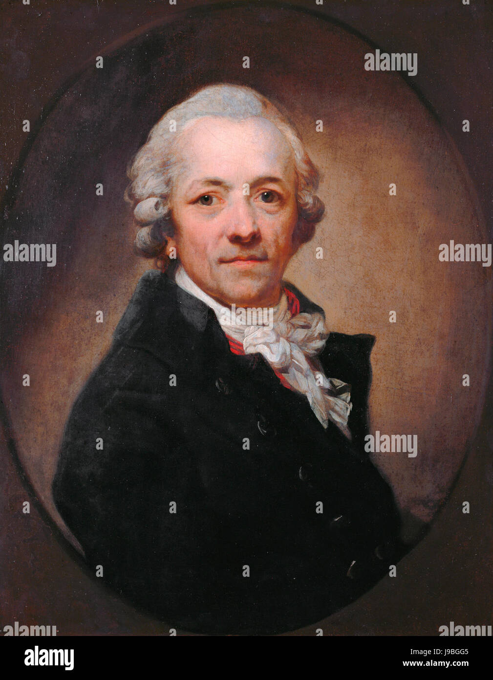 Self portrait, by Anton Graff Stock Photo - Alamy