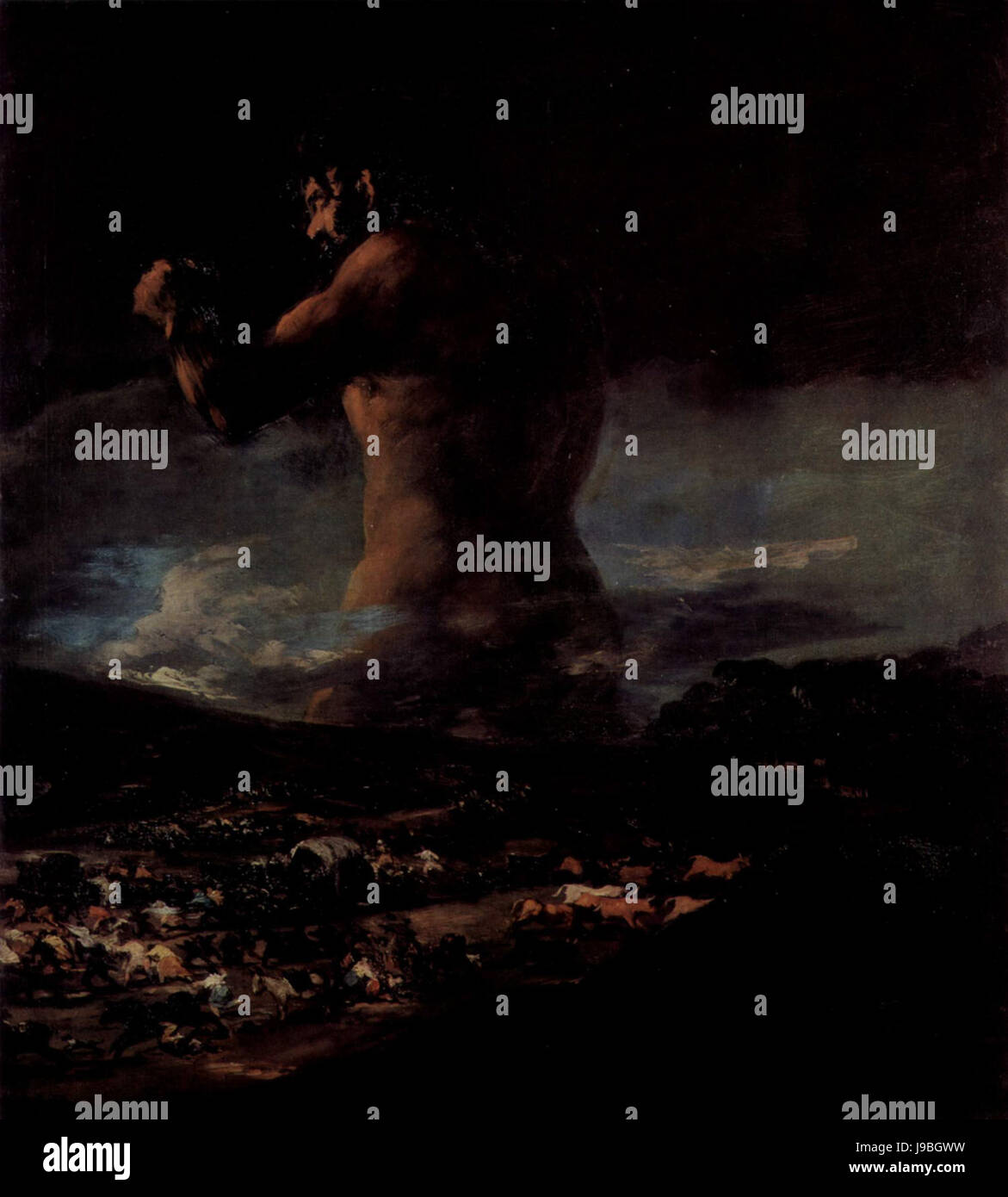 The Colossus, Francisco de Goya Stock Photo - Alamy