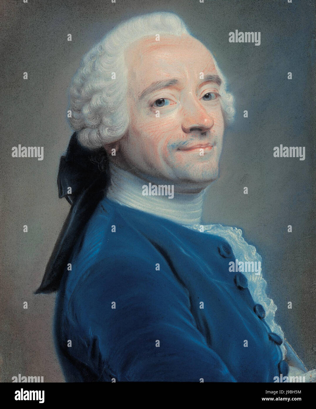 Self portrait, by Maurice Quentin de La Tour Stock Photo - Alamy
