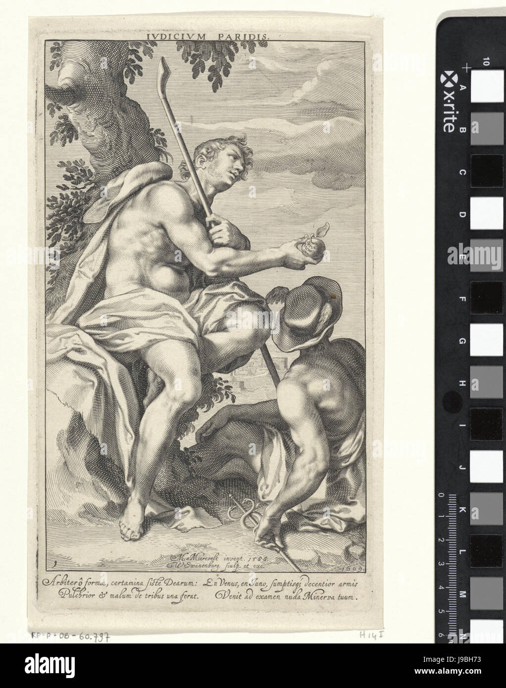 Willem Isaacsz. van Swanenburg Paris en Mercurius 2, 1609 Stock Photo - Alamy