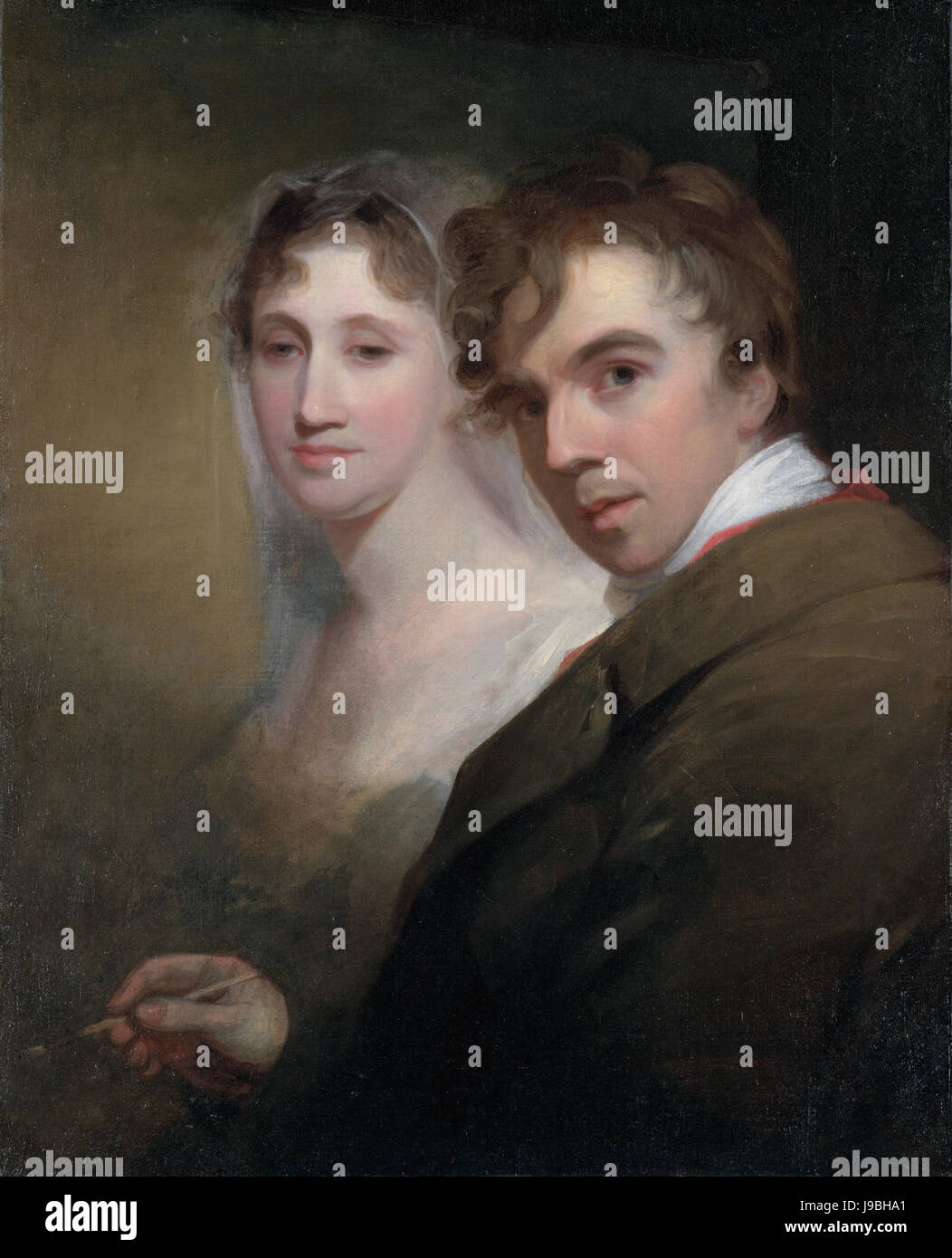 Self portrait, by Thomas Sully Stock Photo - Alamy