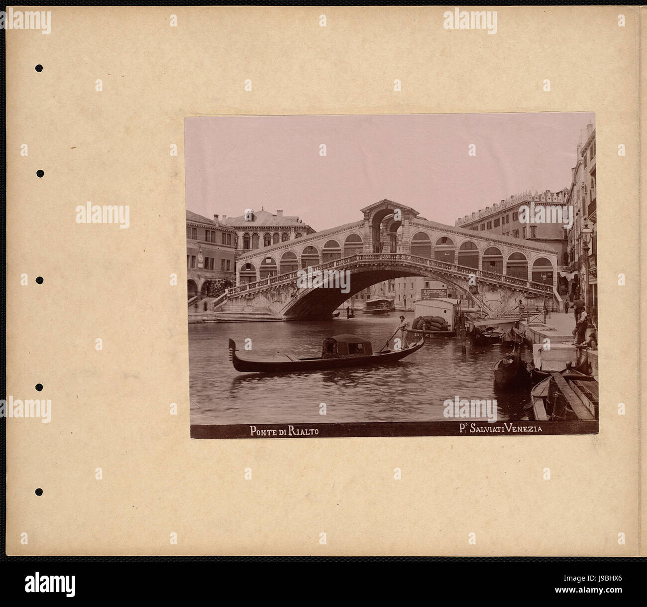 Ponte di Rialto by Boston Public Library Stock Photo - Alamy