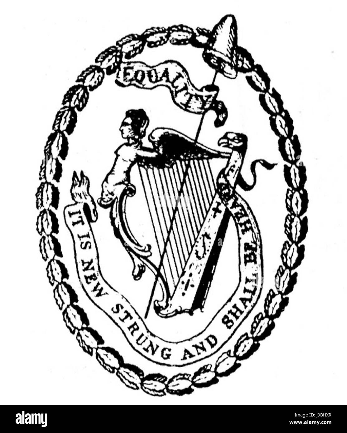 Seal of United Irishmen Stock Photo - Alamy