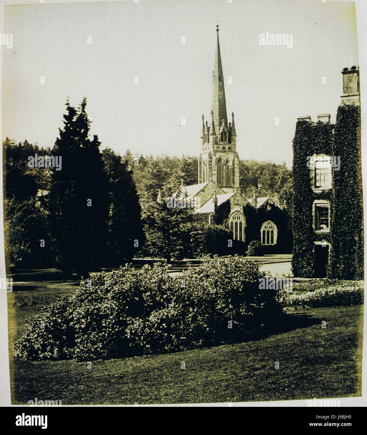 Teffont Manor and church Stock Photo - Alamy