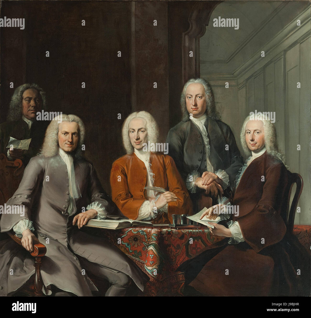 SA 986 De regenten van het Oudezijds Huiszittenhuis Vier regenten en de ...