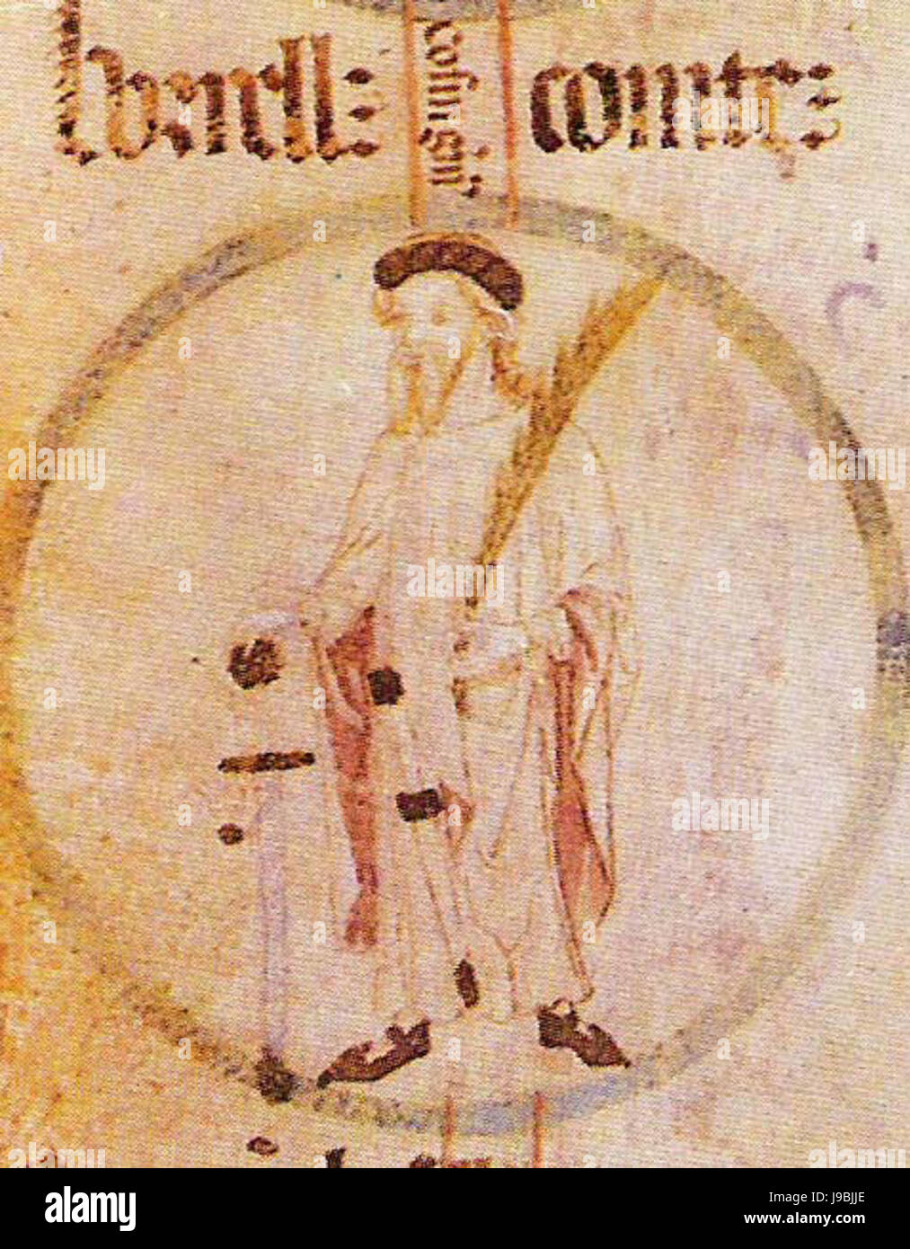 Rotlle genealogic borrell II de barcelona Stock Photo - Alamy