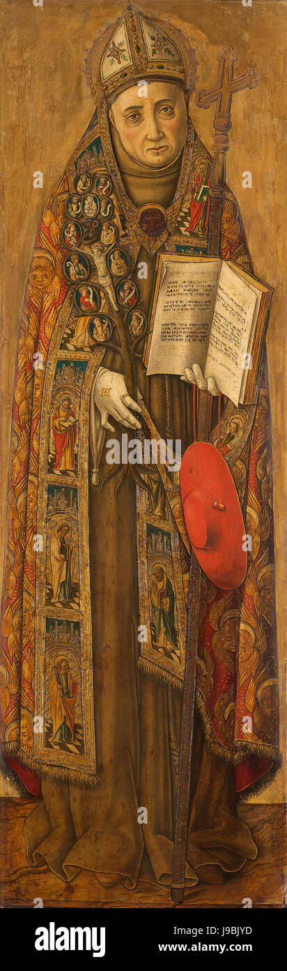 Vittorio Crivelli De heilige Bonaventura Stock Photo - Alamy