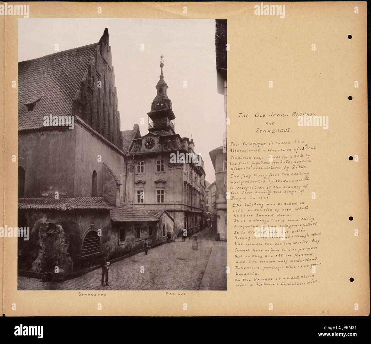 The Old Jewish Rathaus and Synagogue (Boston Public Library Stock Photo ...