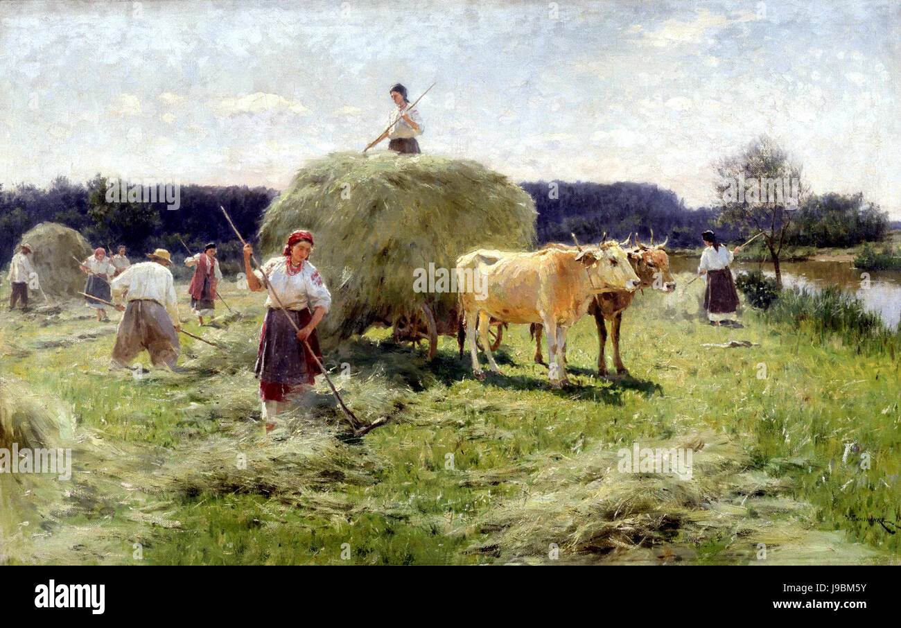 Mykola Pymonenko Sinokis Stock Photo - Alamy