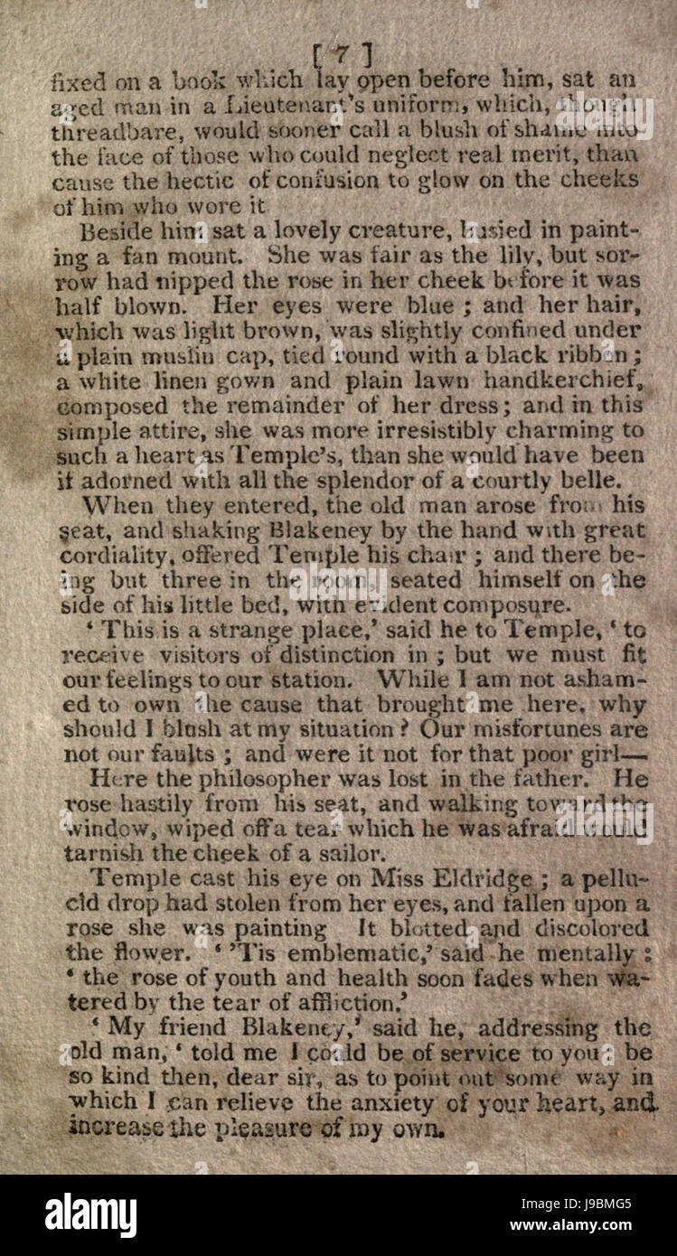 Rowson Charlotte Temple, p. 007 Stock Photo - Alamy