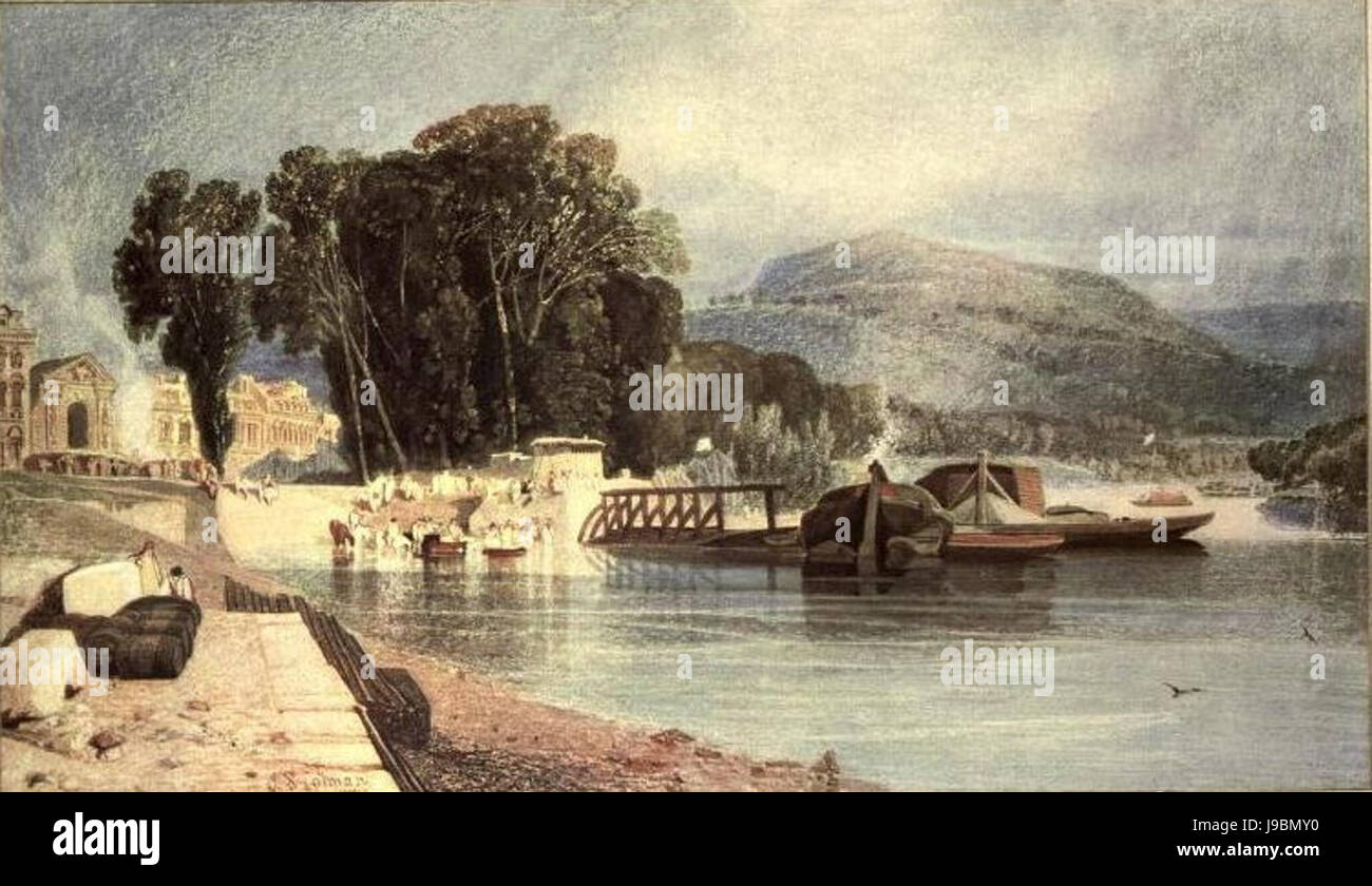 Rouen by J S Cotman Stock Photo - Alamy