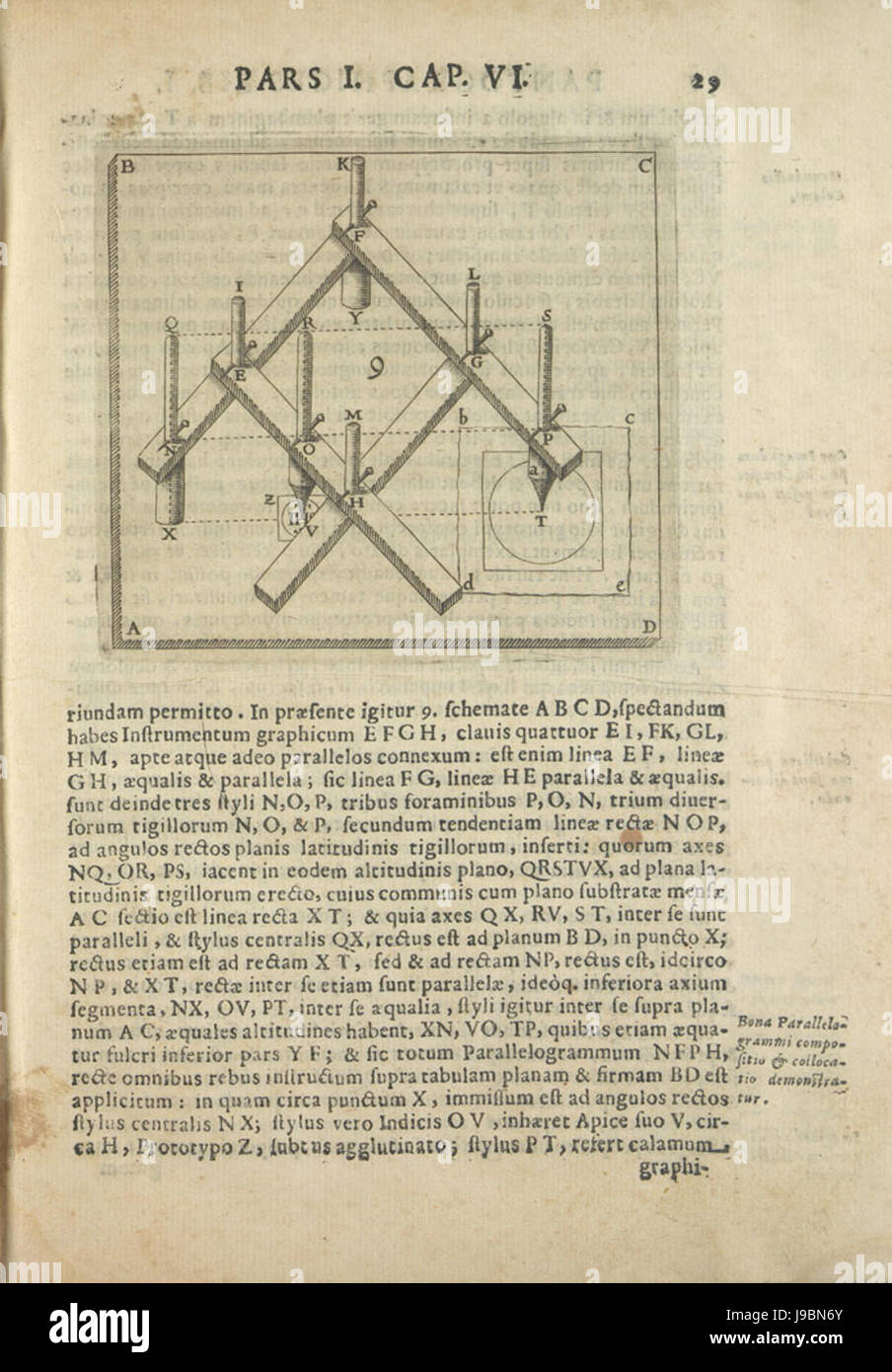 Pantograph by Christoph Scheiner Stock Photo - Alamy