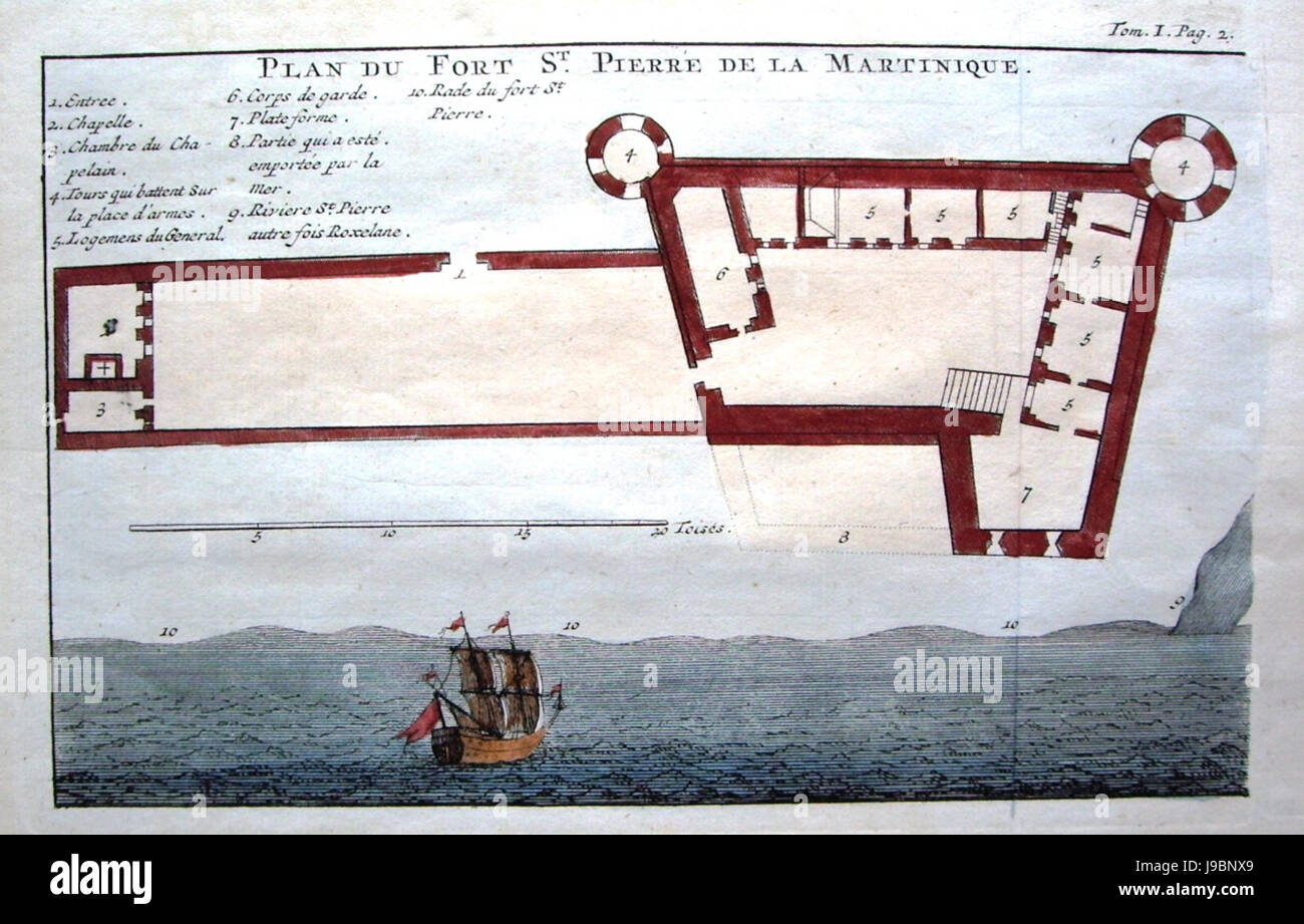 Martinique fort saint pierre hi-res stock photography and images - Alamy