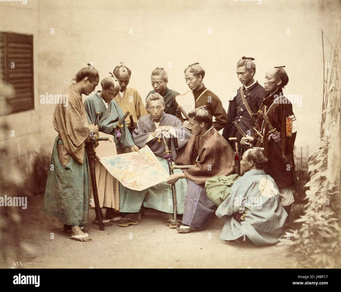Satsuma samurai during boshin war period Stock Photo - Alamy