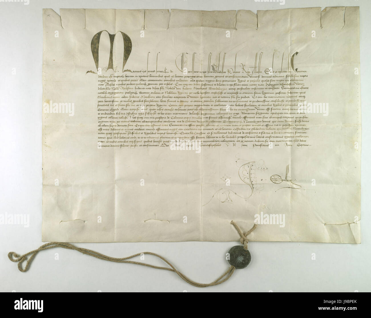 Papiez pochwala malzenstwo Jadwigi z Fryderykiem Stock Photo - Alamy