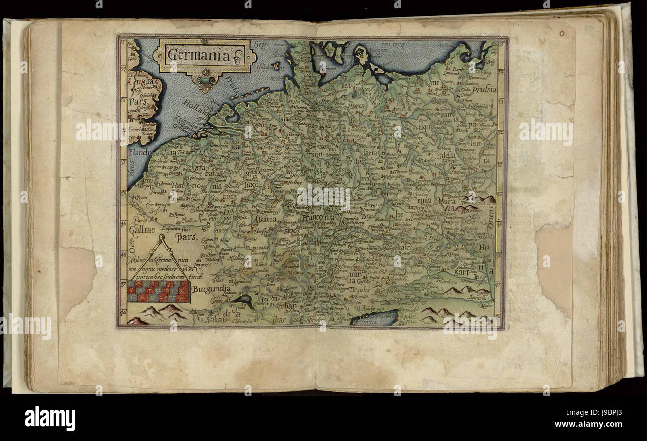 Ancient germania map hi-res stock photography and images - Alamy