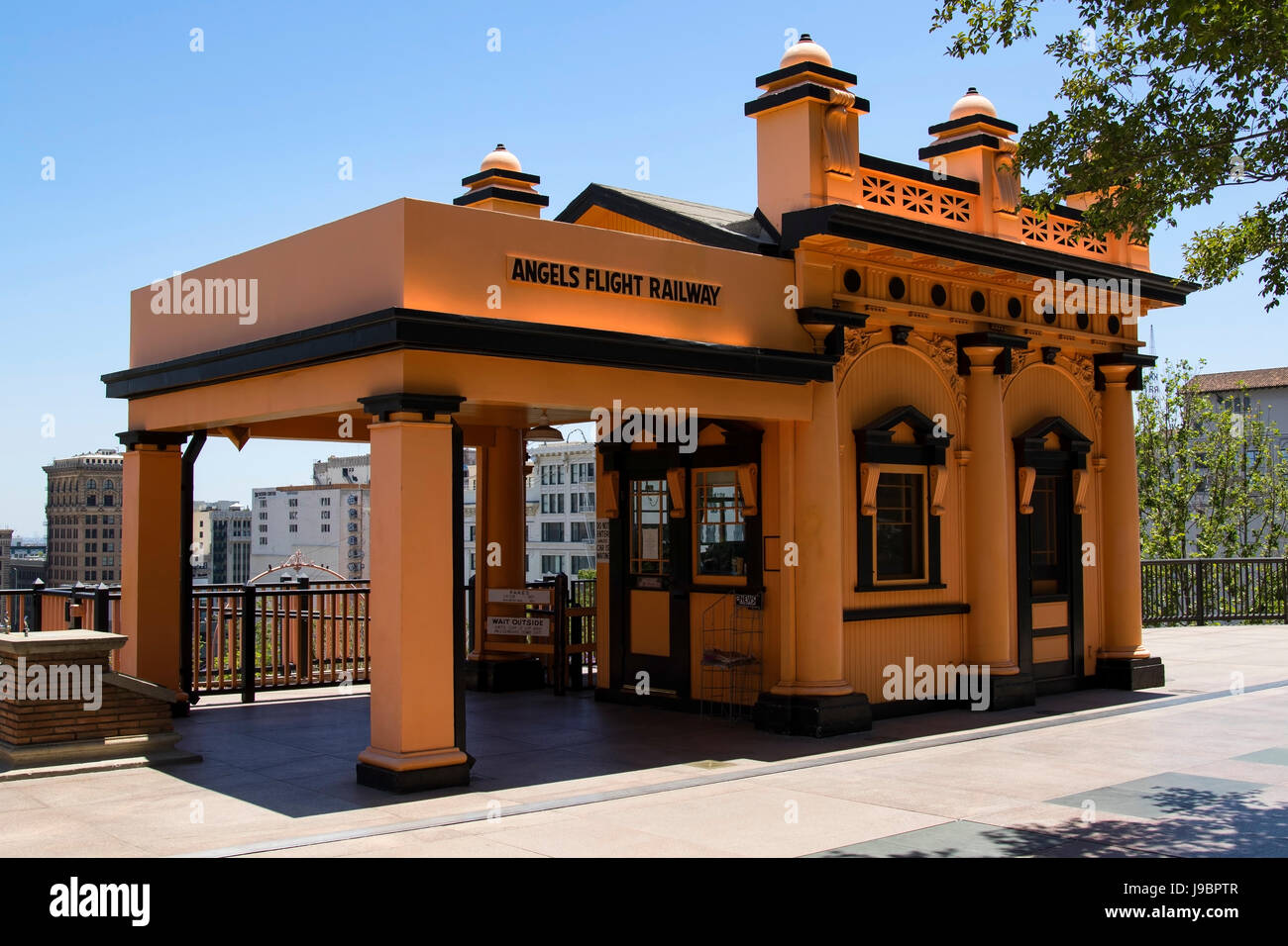 Angels flight tram hi-res stock photography and images - Alamy