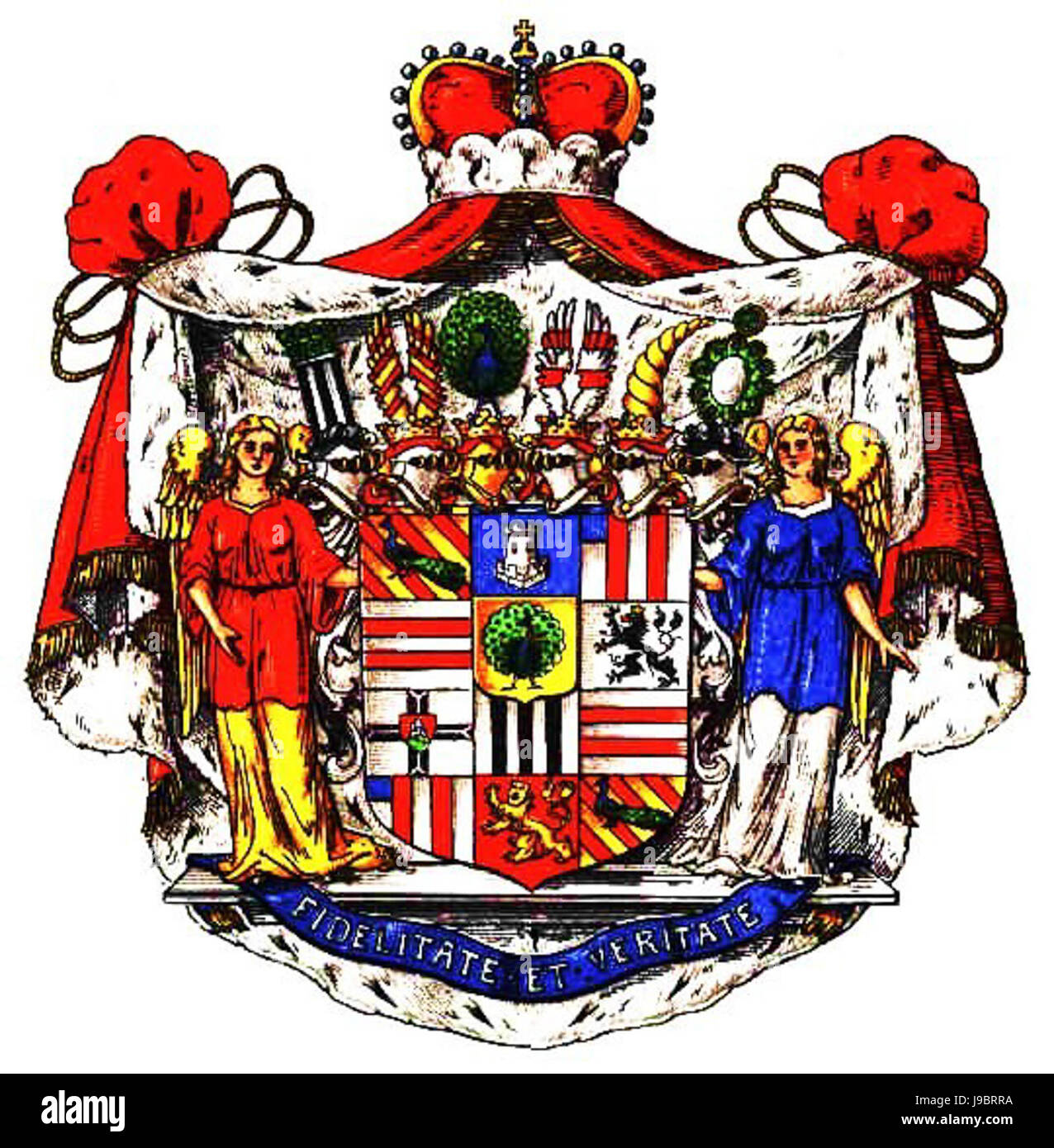 Wied Wappen Fuerst Stock Photo - Alamy