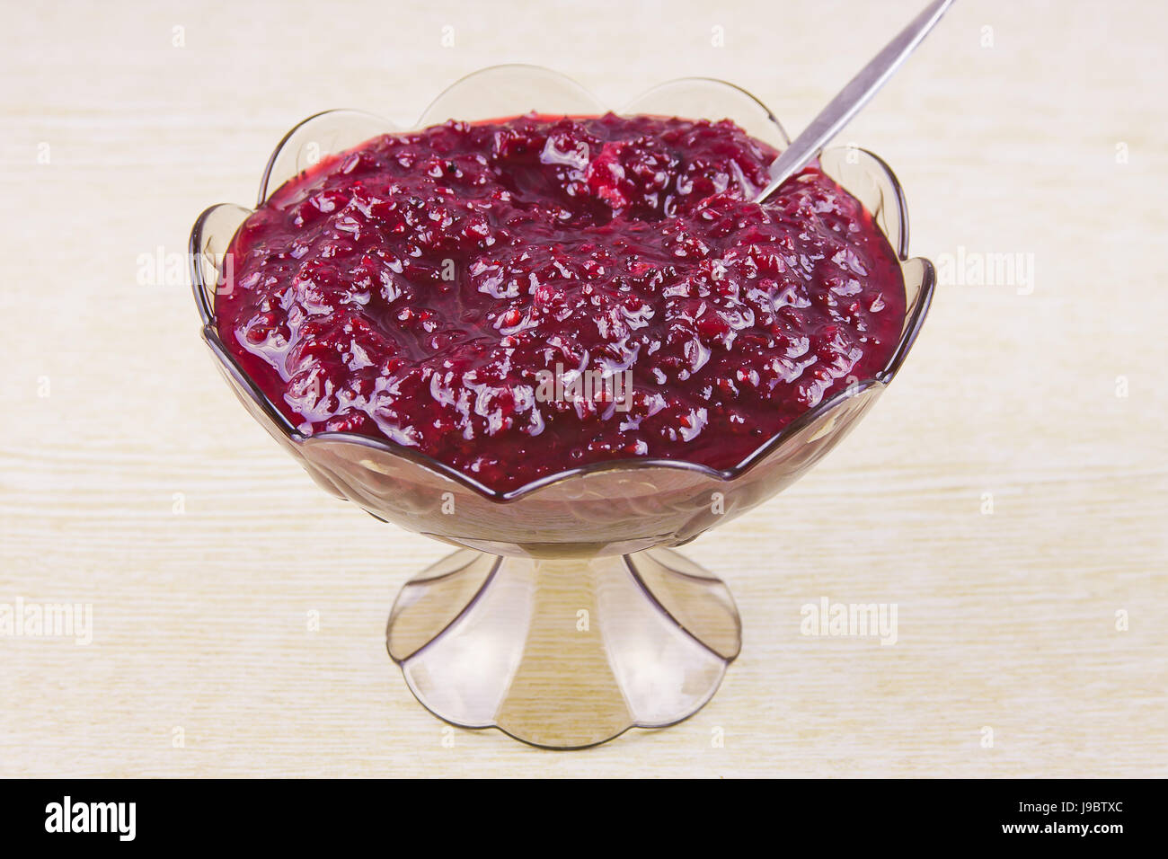 delicious cooking from a red currant in a decorative vase Stock Photo ...