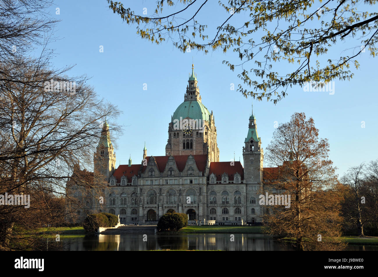 town hall, hanover, lower saxony, city, town, sightseeing, town hall ...
