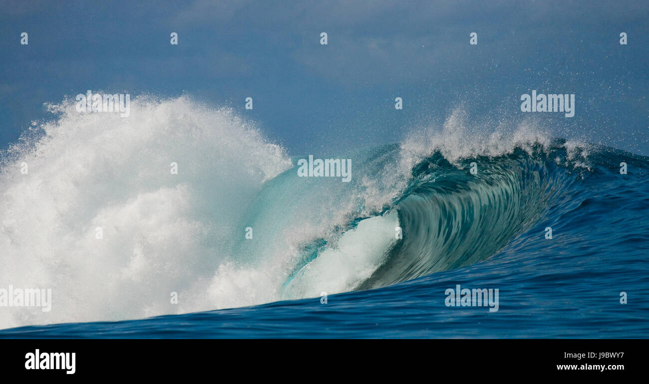 Beautiful ocean wave in the open ocean Stock Photo - Alamy