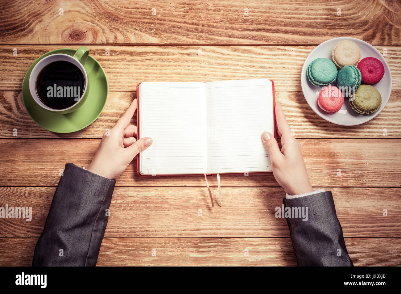 Coffee break as refreshment Stock Photo - Alamy