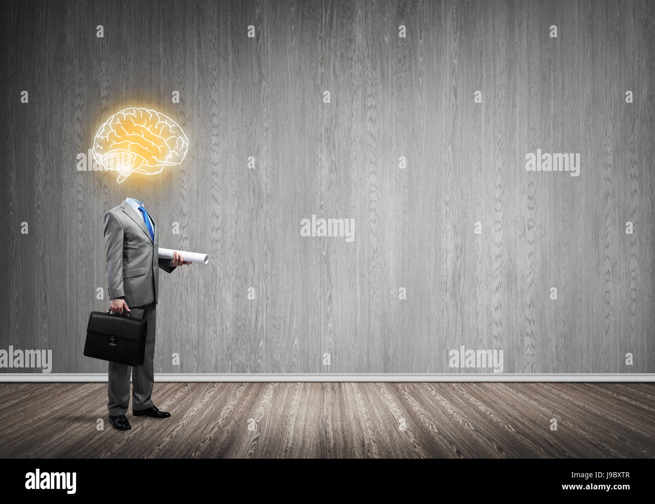 Man of great mind Stock Photo - Alamy