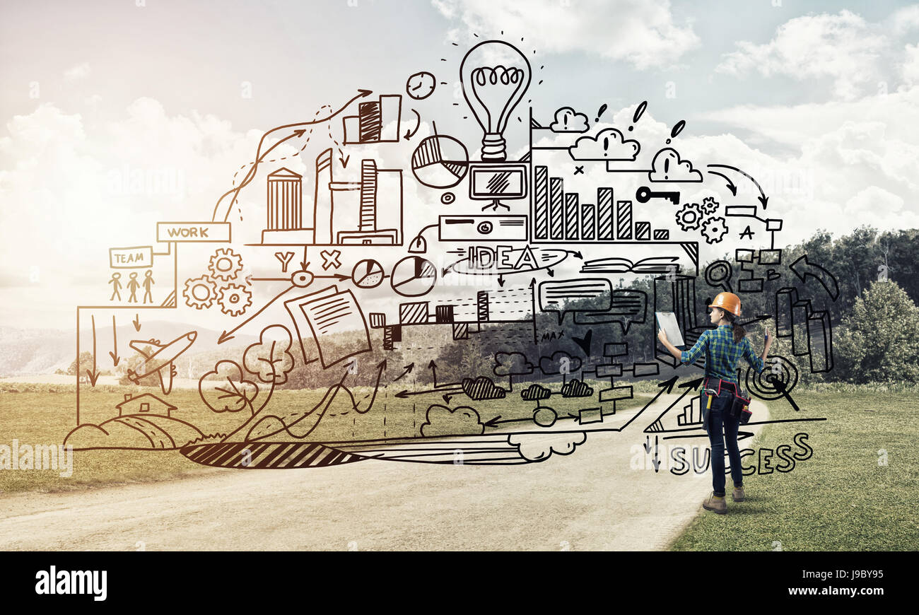 Industrial construction and maintenance Stock Photo - Alamy