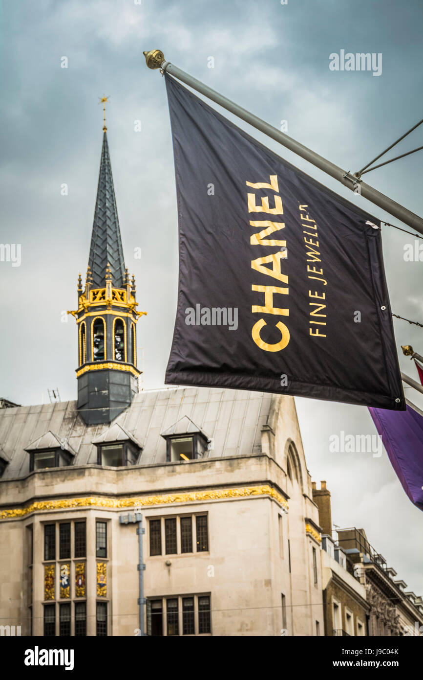 Chanel flagship store on New Bond Street, London, UK Stock Photo - Alamy