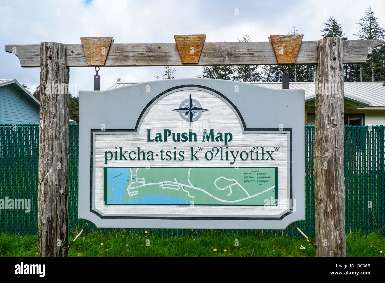 La push washington map hi-res stock photography and images - Alamy