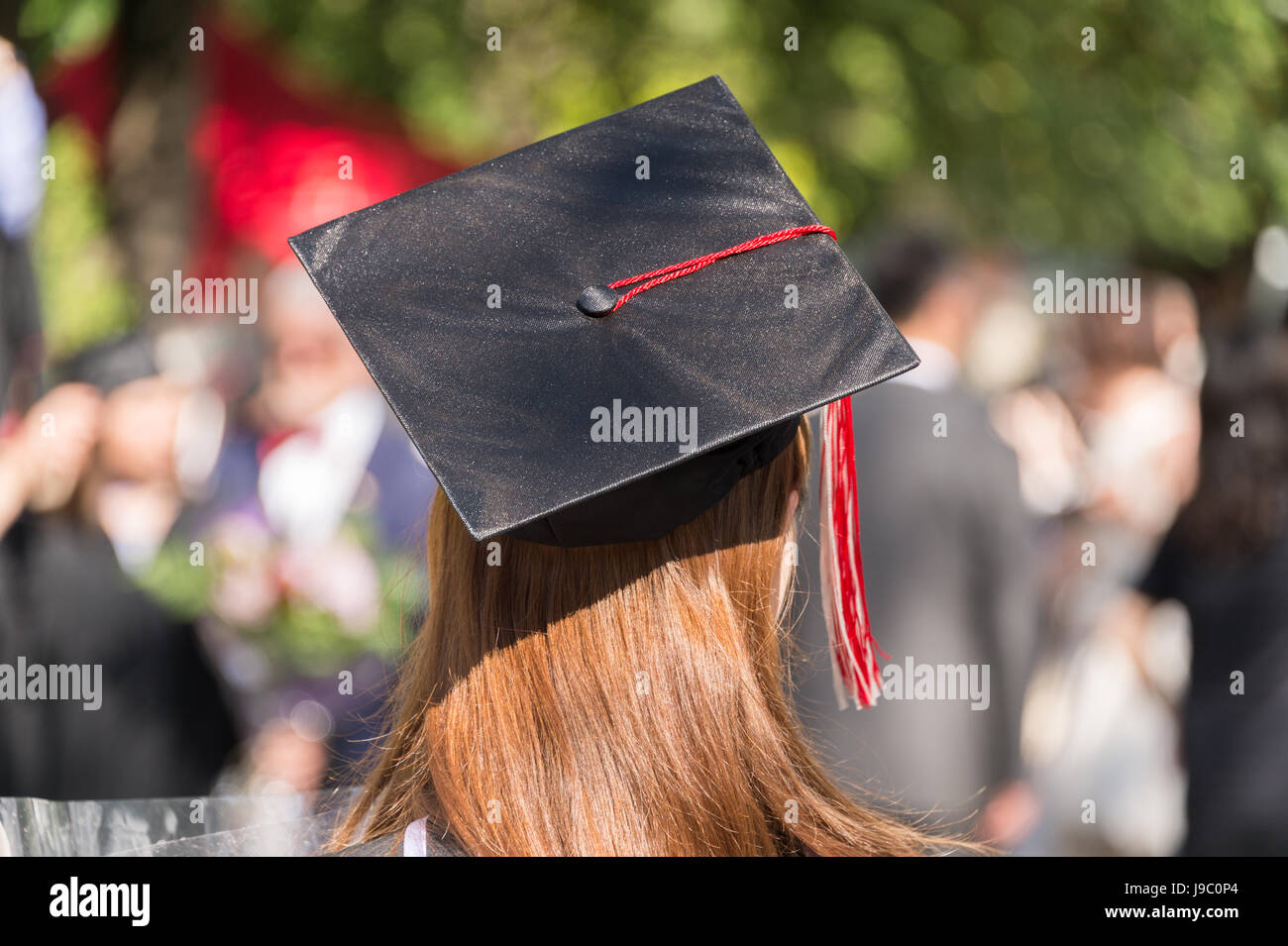 Montreal, Canada - 31 May 2017: New Graduate after graduation ceremony ...