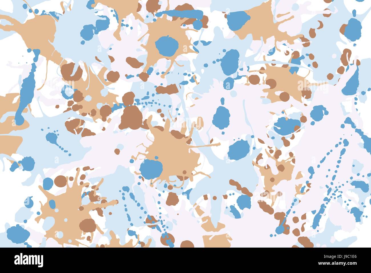 Blue and brown ink Stock Vector Images - Alamy