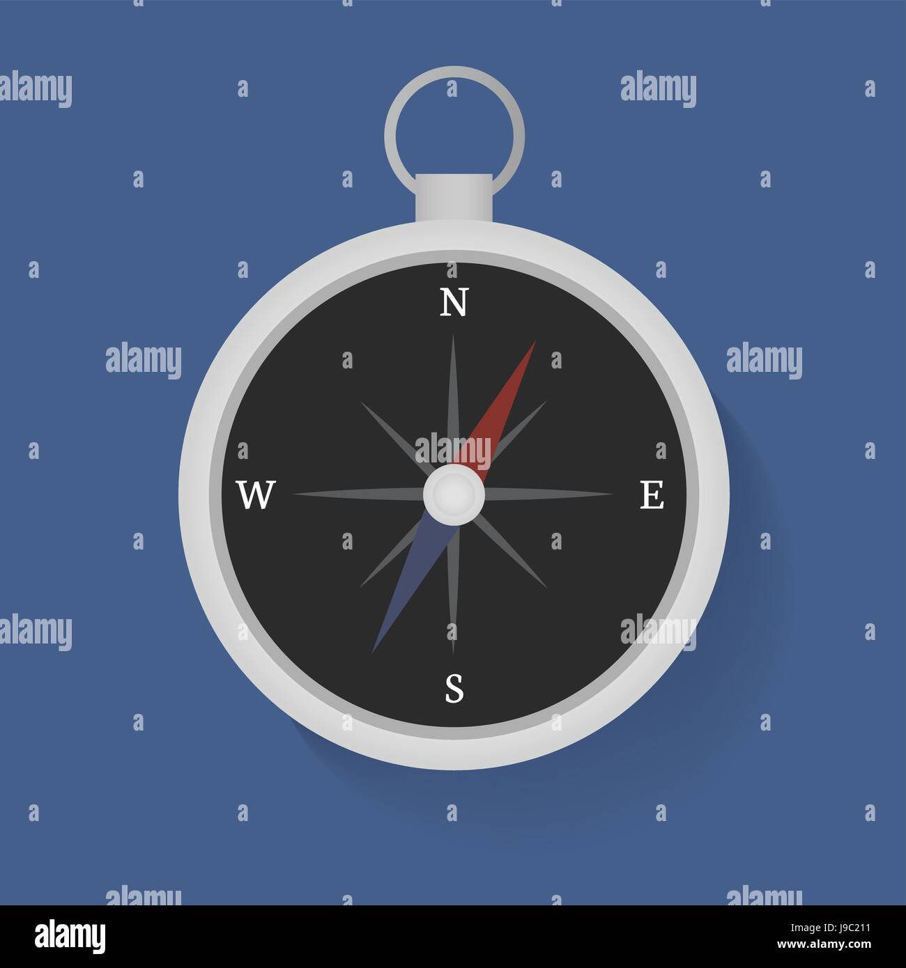 Compass Direction Graphic Illustration Vector Stock Vector Image & Art ...