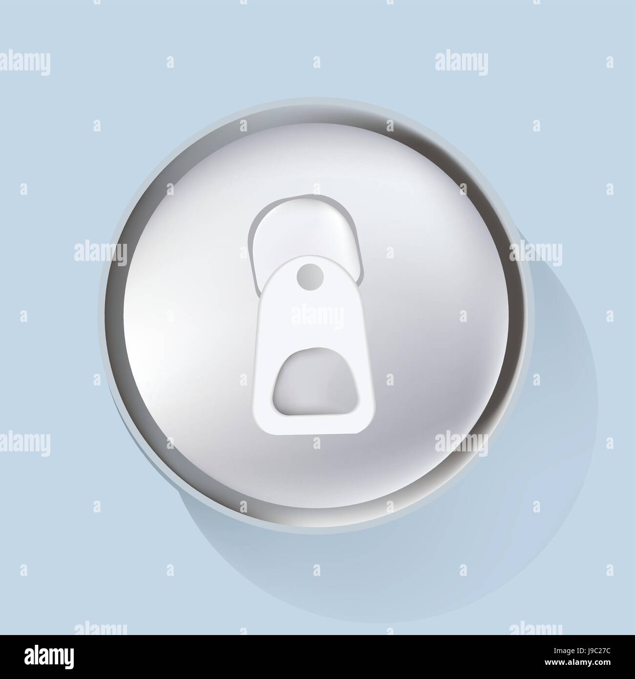 Aerial Top View of Can Vector Illustration Stock Vector Image & Art - Alamy